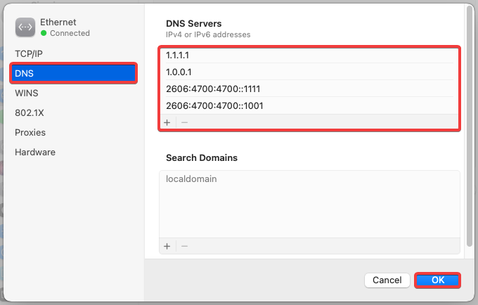 3.14. Установка публичных DNS Cloudflare/Google/Quad9 | Хостинг Украина