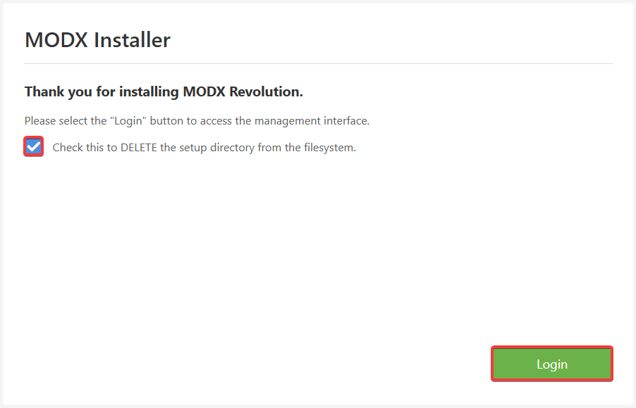2.14.4.1. Установка MODX | Хостинг Украина