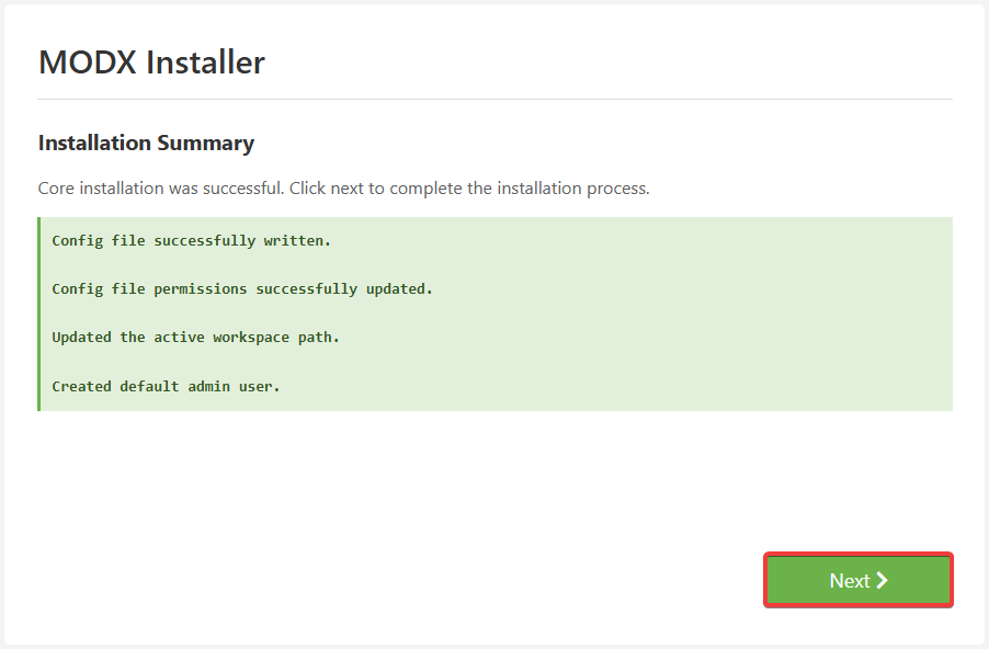 2.14.4.1. Установка MODX | Хостинг Украина