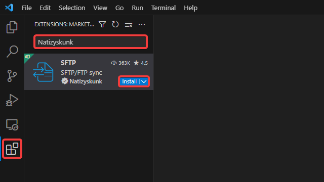 2.5.2.3.2. Налаштування підключення по FTP та SFTP у VS Code | Хостинг Україна