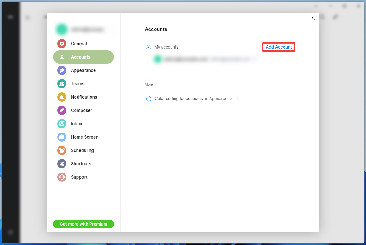 4.3.6.2. Налаштування поштового клієнта Spark (Windows) | Хостинг Україна